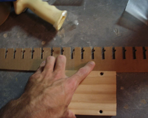 Glue Stringer Sections Together