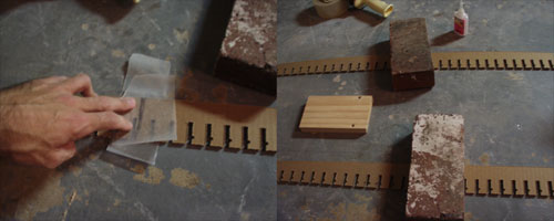 Glue Stringer Sections Together